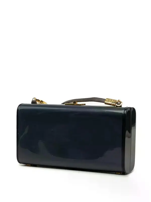 Gucci 2000-2015 Patent Interlocking G Clasp Crossbody Shoulder Bag