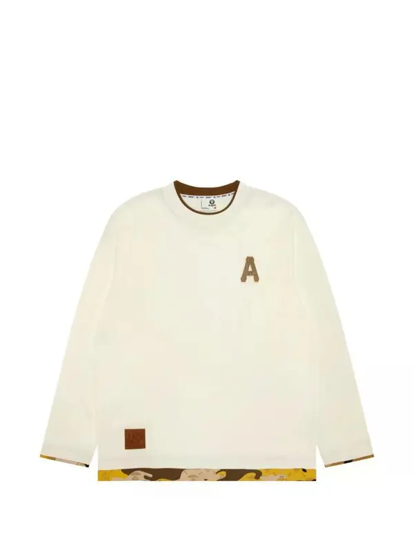 AAPE BY *A BATHING APE Long-sleeve T-shirt - Neutrals