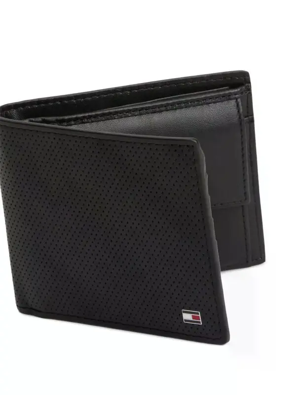 Tommy Hilfiger Perforated Logo-plaque Wallet