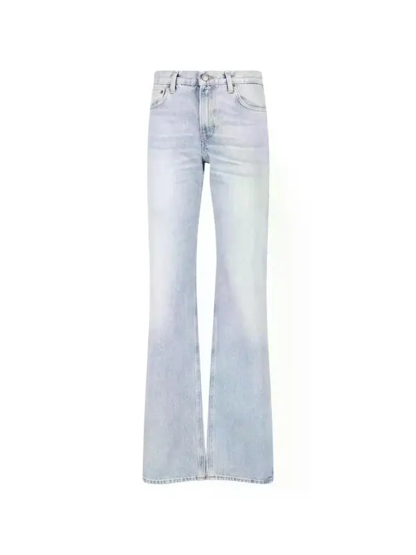 HAIKURE Star Faded-effect Flared-leg Jeans - Blue