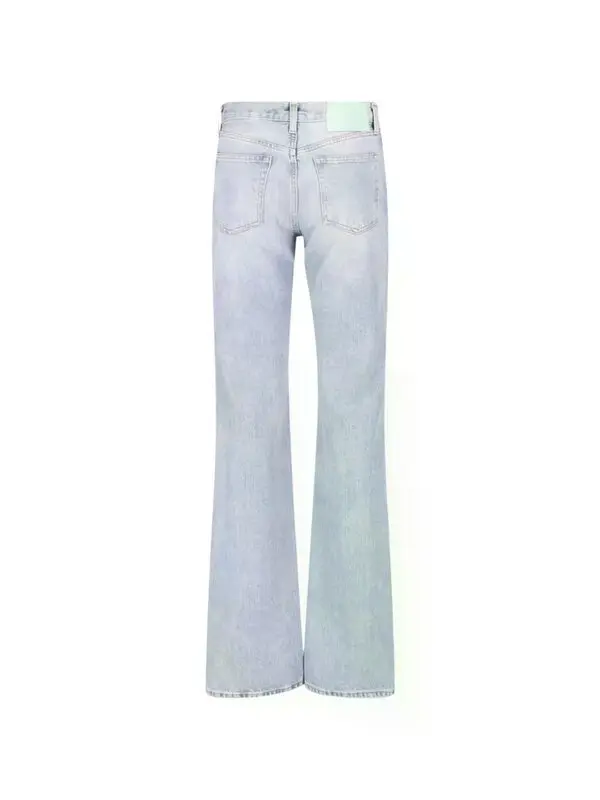 HAIKURE Star Faded-effect Flared-leg Jeans