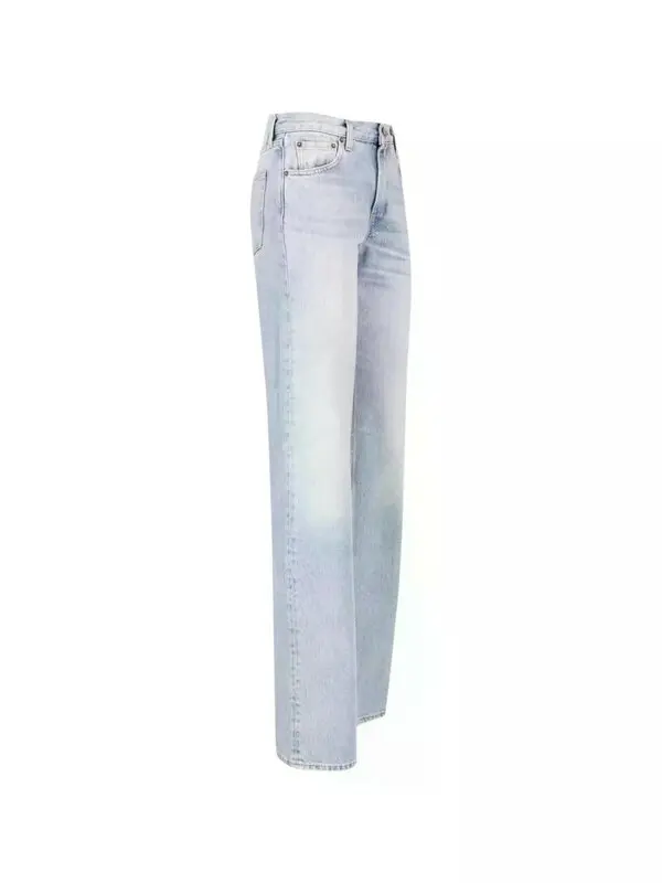 HAIKURE Star Faded-effect Flared-leg Jeans