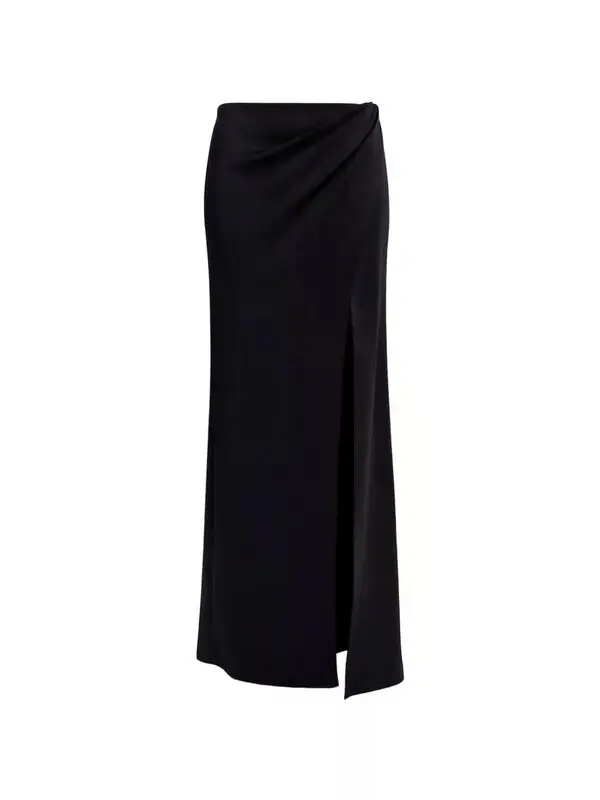 GEMY MAALOUF Draped Side-slit Skirt