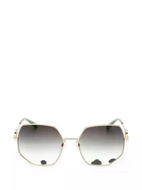 Marc Jacobs Geometric-frame Sunglasses - Gold