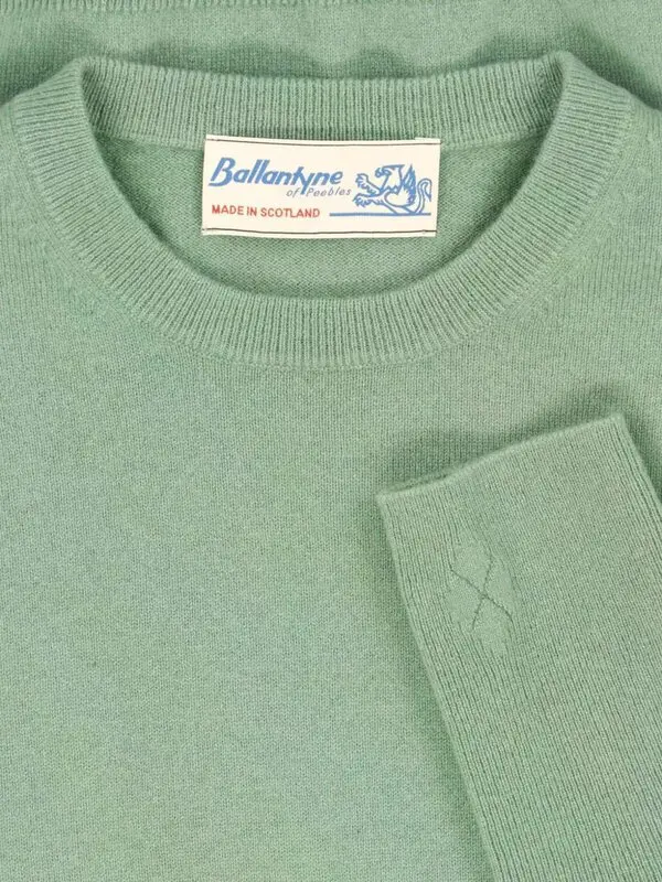 BALLANTYNE Fine-knit Cashmere Sweater - Green