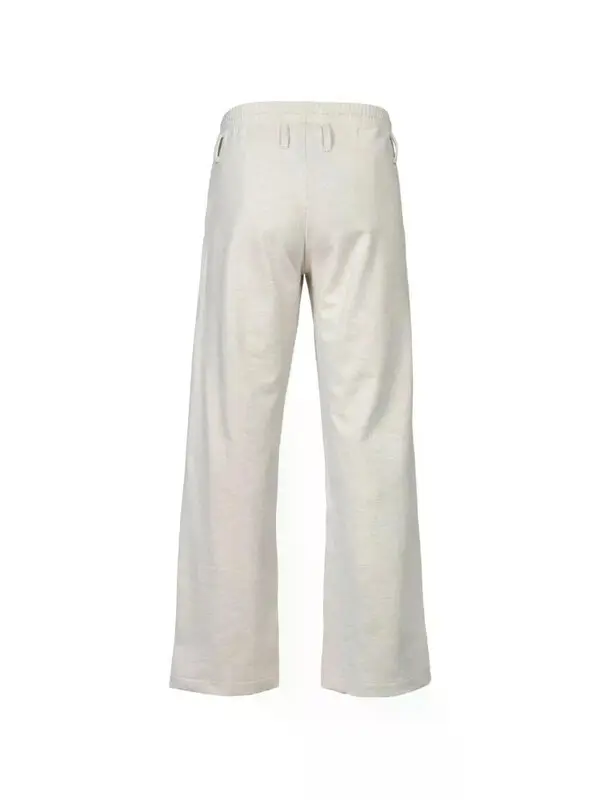 MASU Mb Logo-embroidered Wide-leg Track Pants - Neutrals