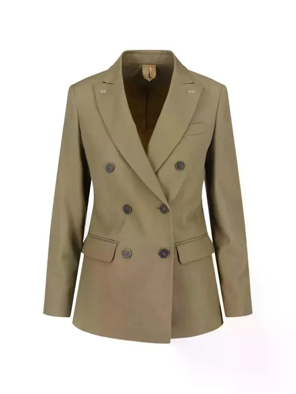 Max Mara Double-breasted Virgin-wool Blazer