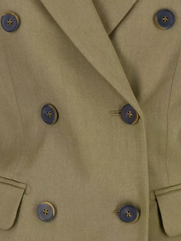 Max Mara Double-breasted Virgin-wool Blazer