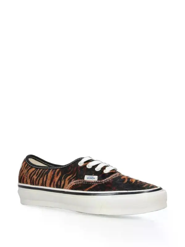 VANS Premium Authentic Tiger-print Lace-up Sneakers