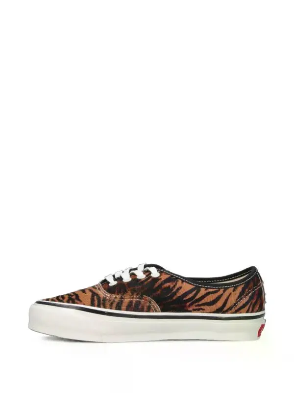 VANS Premium Authentic Tiger-print Lace-up Sneakers