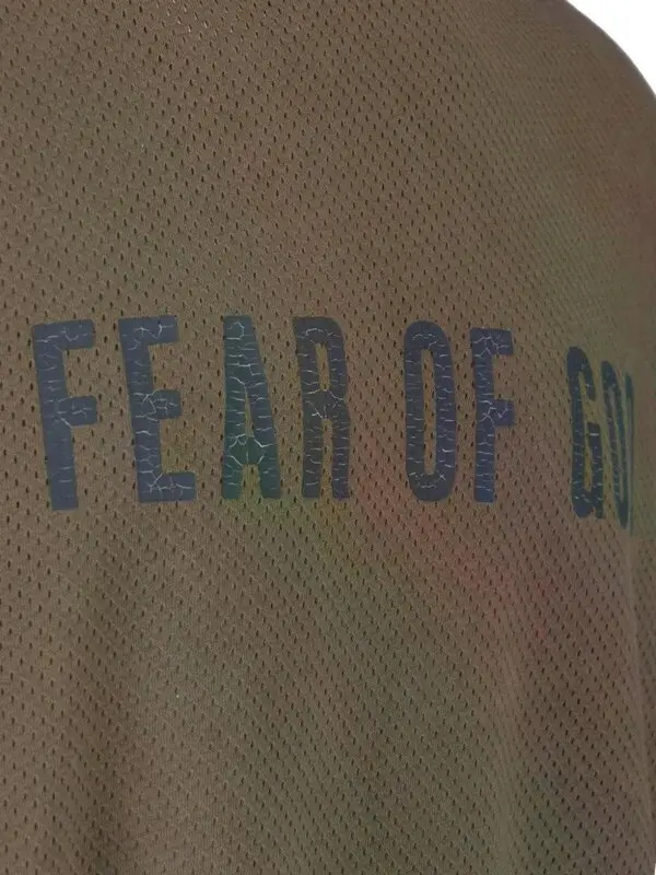 Fear Of God Logo-print Mesh T-shirt