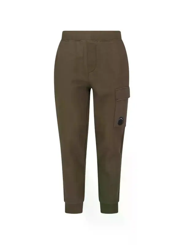 C.P. COMPANY Diagonal Raised Fleece Lens Sweatpants