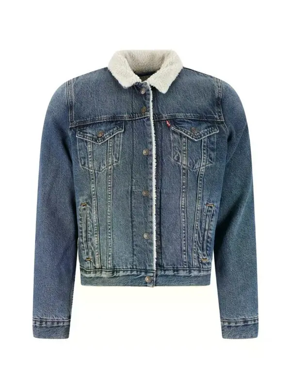 LEVI'S Original Sherpa Trucker Borg-collar Denim Jacket