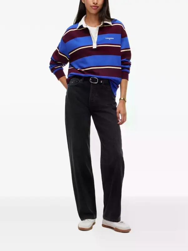 Tommy Hilfiger Faded-effect Logo-patch Jeans