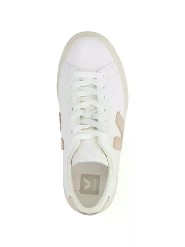 VEJA Campo Logo-patch Leather Sneakers