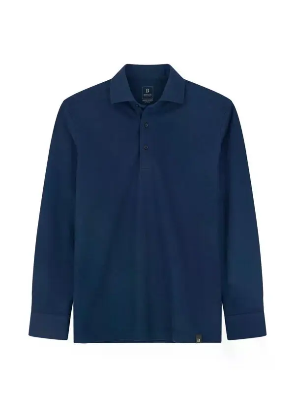 Boggi Milano Sakura Polo In Japanese Jersey