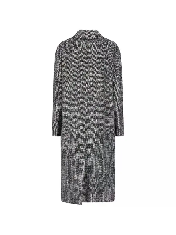 Tagliatore Herringbone-pattern Double-breasted Coat