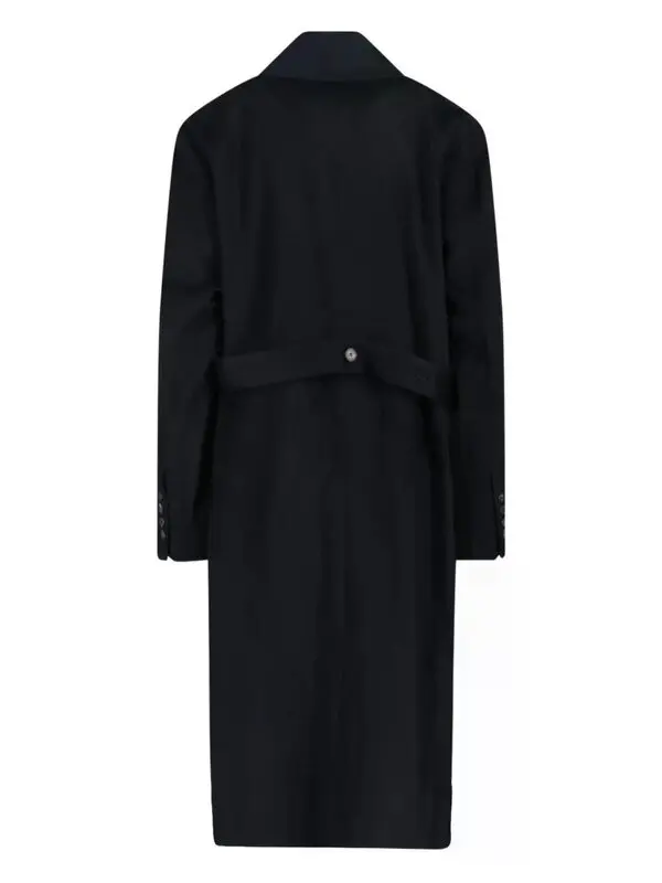 SETCHU Single-breasted Belted Coat