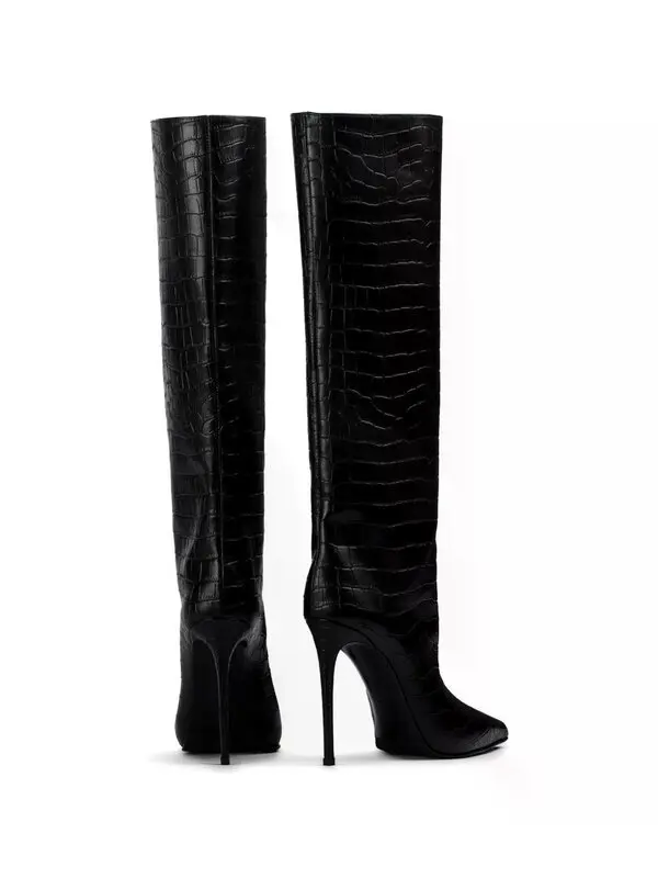 LE SILLA Eva Croc-effect Boots