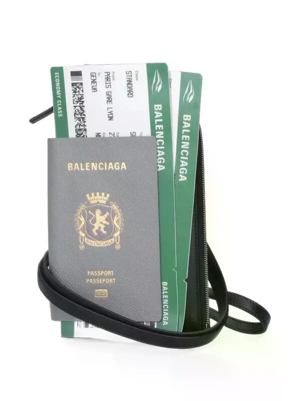 Balenciaga Passport-style Leather Wallet