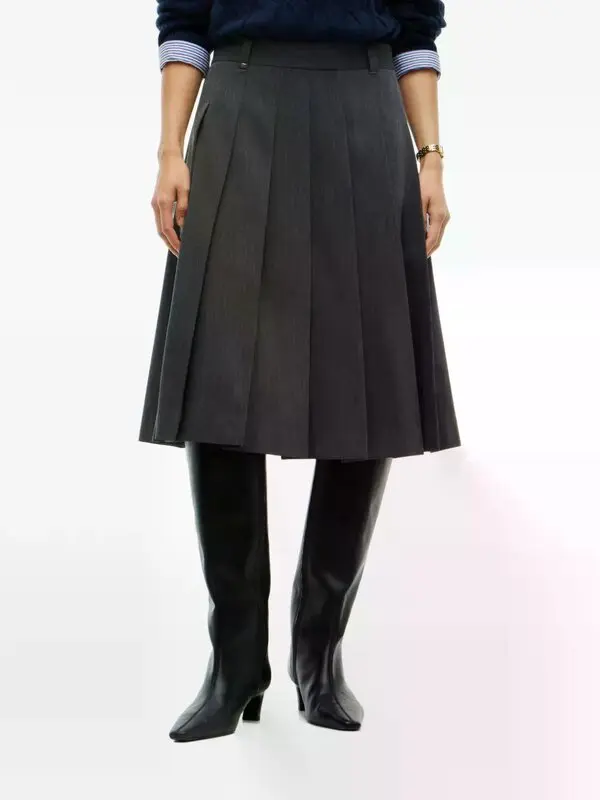 Tommy Hilfiger Pleated Midi Skirt