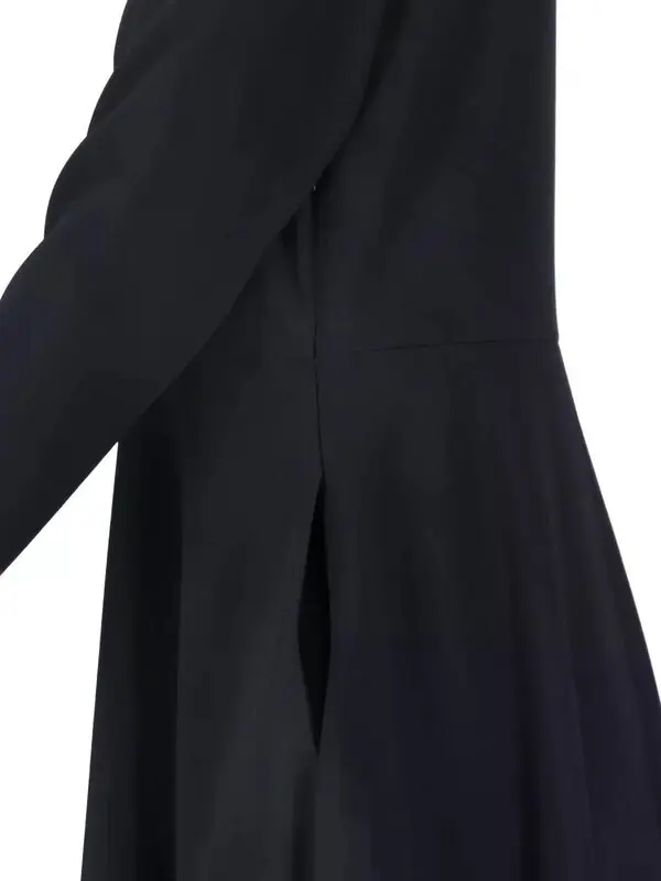 Aspesi Long-sleeve Flared Midi Dress