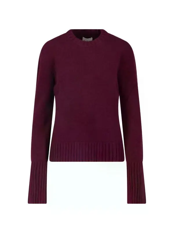 SA SU PHI Ribbed-trim Cashmere Sweater