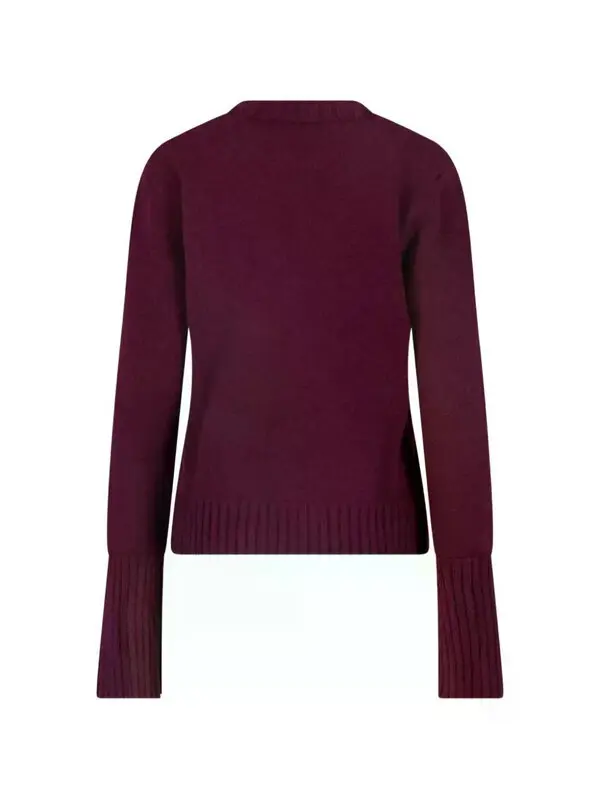 SA SU PHI Ribbed-trim Cashmere Sweater
