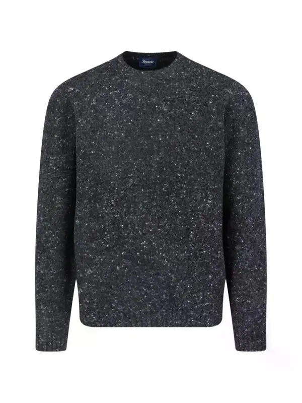 DRUMOHR Flecked-knit Crew-neck Sweater