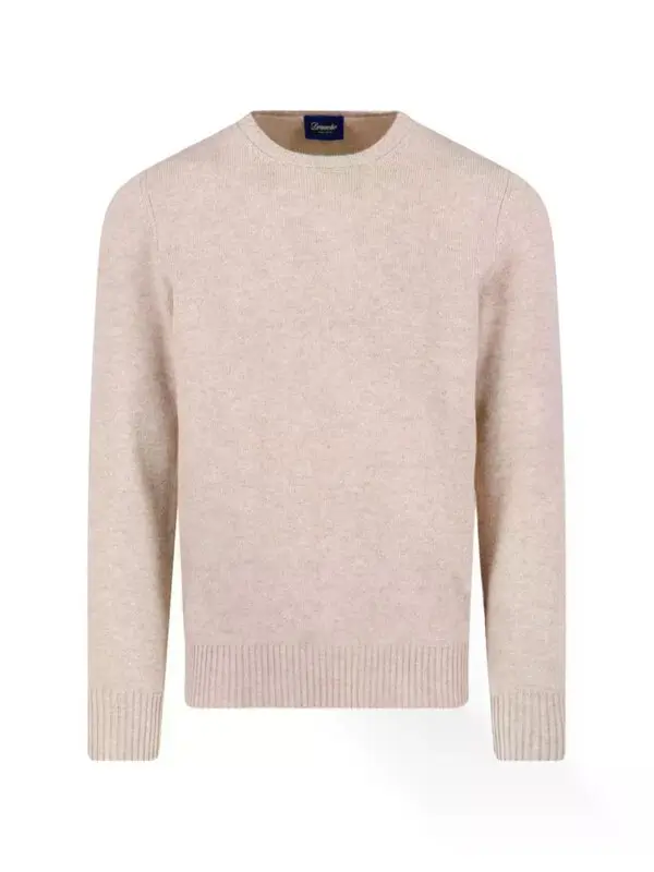 DRUMOHR Fine-knit Crew-neck Sweater - Neutrals