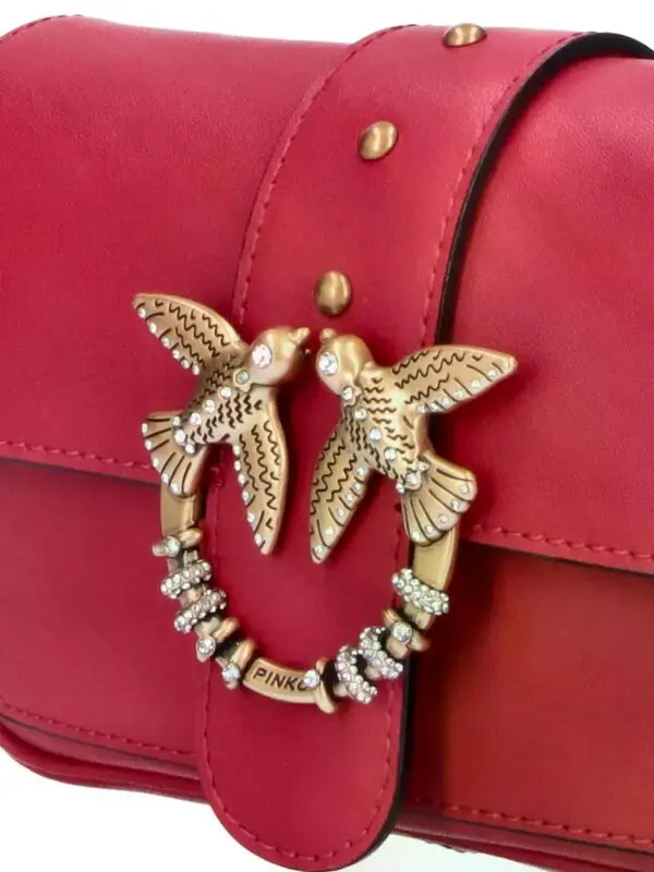 Pinko Small Love Bag Leather Shoulder Bag