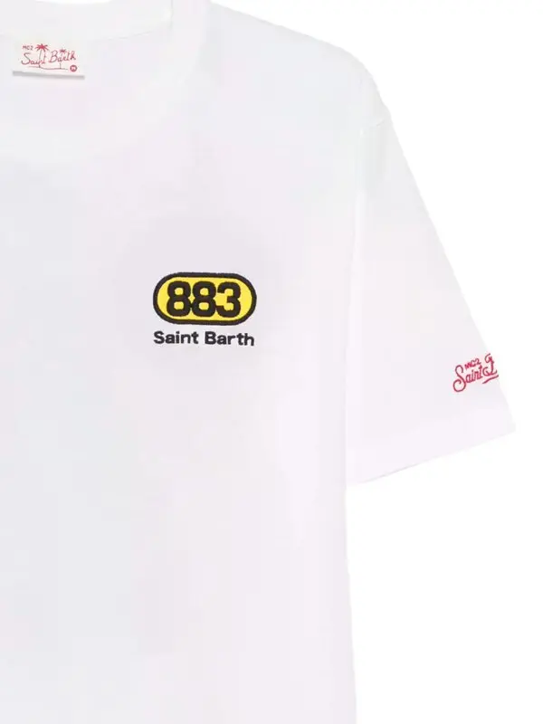 MC2 SAINT BARTH Portland Graphic-print Embroidered T-shirt