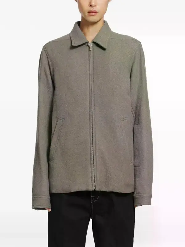 Rick Owens Brad Zip-up Jacket - Grey