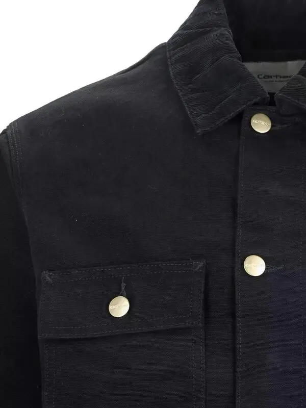 Carhartt Work In Progress Michigan Corduroy-collar Logo-patch Jacket