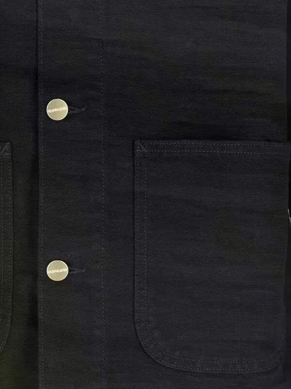 Carhartt Work In Progress Michigan Corduroy-collar Logo-patch Jacket