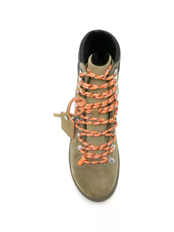 Off-White Logo-patch Panelled Boots