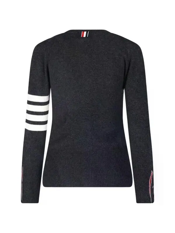 Thom Browne Classic Cashmere 4-bar V-neck Cardigan