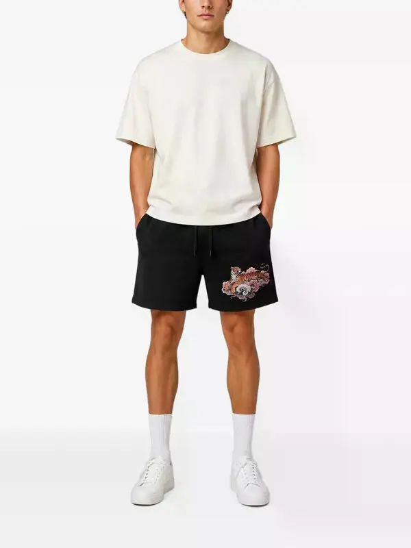 MELT Tiger-print Drawstring Shorts