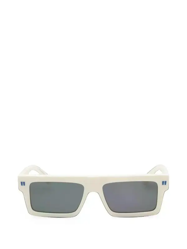 Off-White Chandler Rectangle-frame Sunglasses - Neutrals