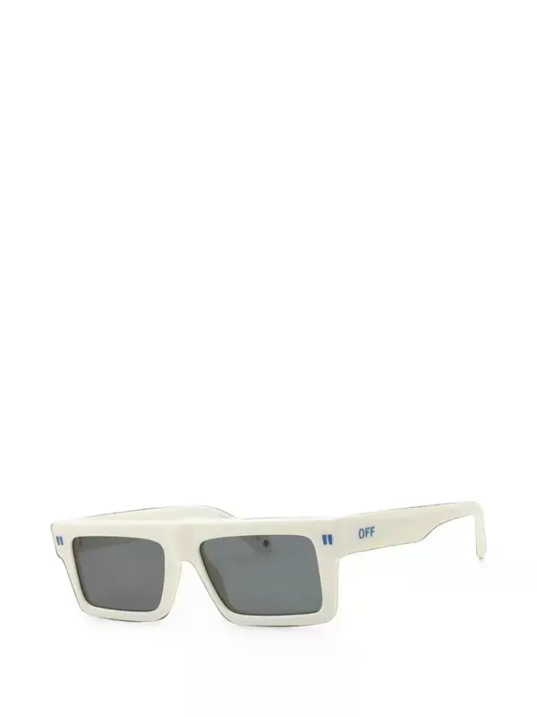 Off-White Chandler Rectangle-frame Sunglasses - Neutrals