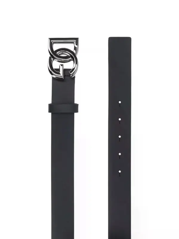 Dolce & Gabbana Dg-logo Leather Belt