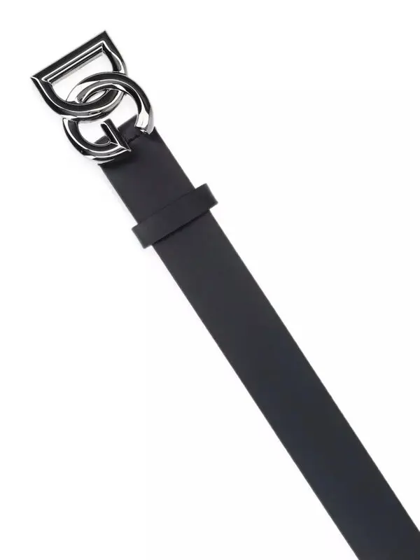 Dolce & Gabbana Dg-logo Leather Belt