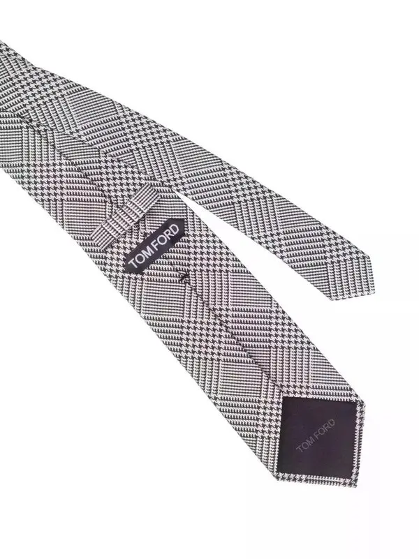 TOM FORD Prince Of Wales Check Tie