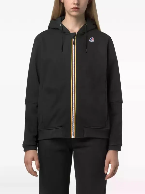 K-WAY Prosper Logo-patch Zip-up Hoodie