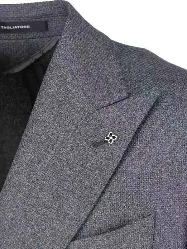 Tagliatore Double-breasted Peak-lapel Jacket