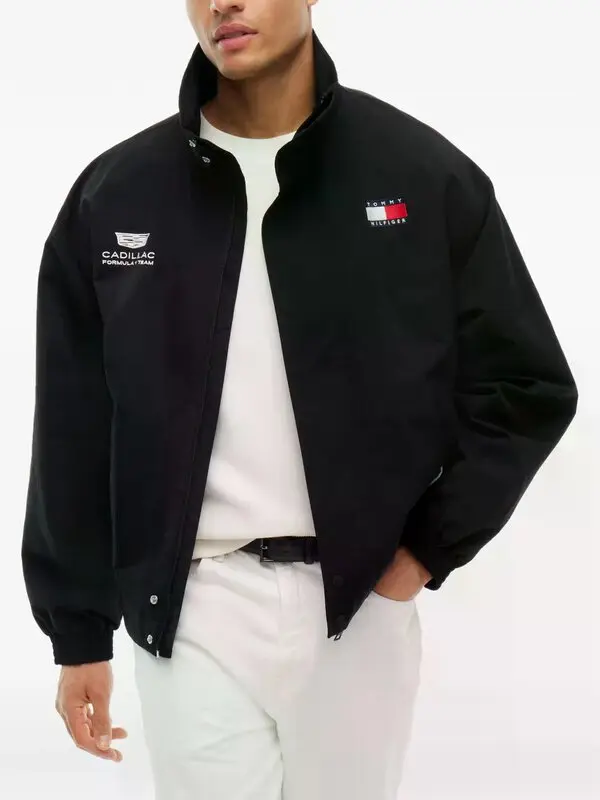 Tommy Hilfiger X Cadillac Formula 1® Logo-embroidered Jacket