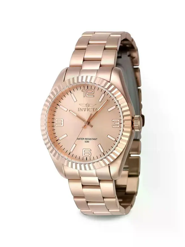 INVICTA Fluted Bezel 36mm Watch - Pink