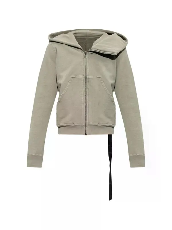 Rick Owens Asymmetric-zip Hoodie - Neutrals