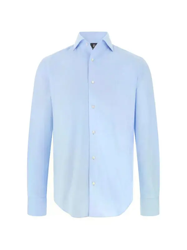 Boggi Milano Shirt In Cotton Dobby Regular-fit