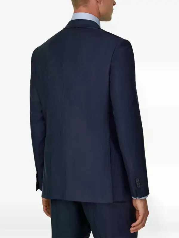 Boggi Milano Suit In Stretch Wool Pinstripe